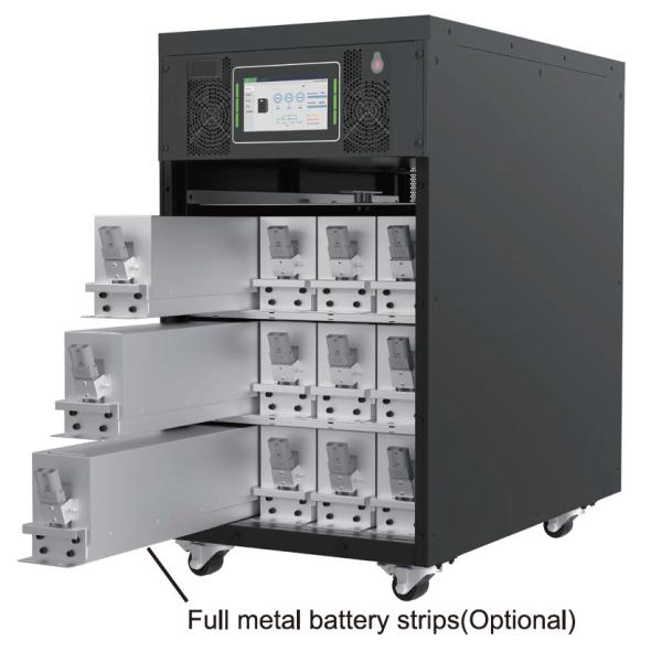 Quality 10kVA To 80kVA Dual Conversion Online Ups Tower Type Internal 7/9Ah Modular for sale