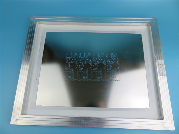 Quality Laser Stencil Built on 520 X 420mm With Aluminum Fame and 0.12mm thick for sale