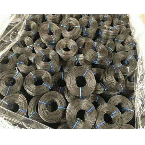 Quality High Tensile Steel Black Annealed Binding Wire Round Core 1.53mm Dia for sale