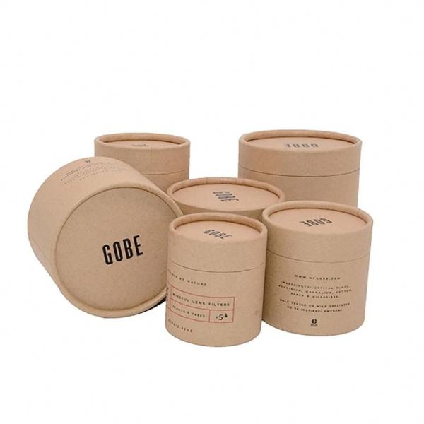 Quality Round Custom Tea Box Packaging Matt Laminated Debossed UVcoated for sale