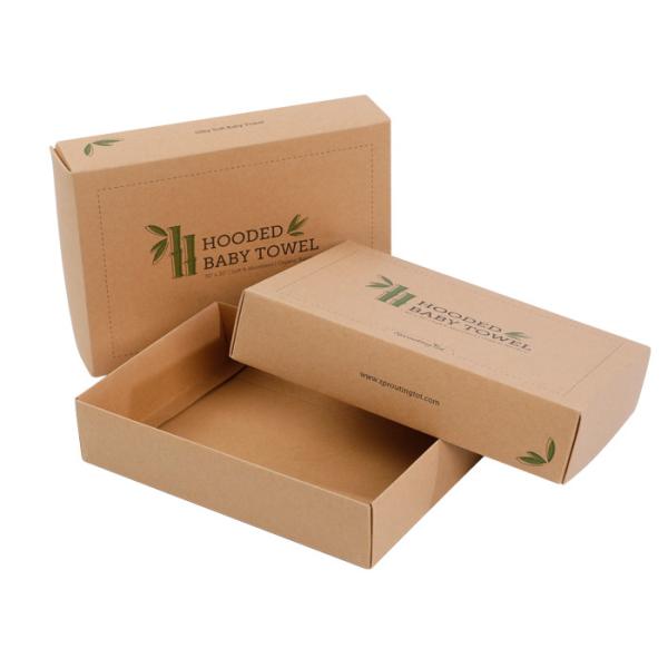 Quality Recyclable Eco Friendly Packaging Box Kraft Paper Cardboard Postal Boxes for sale