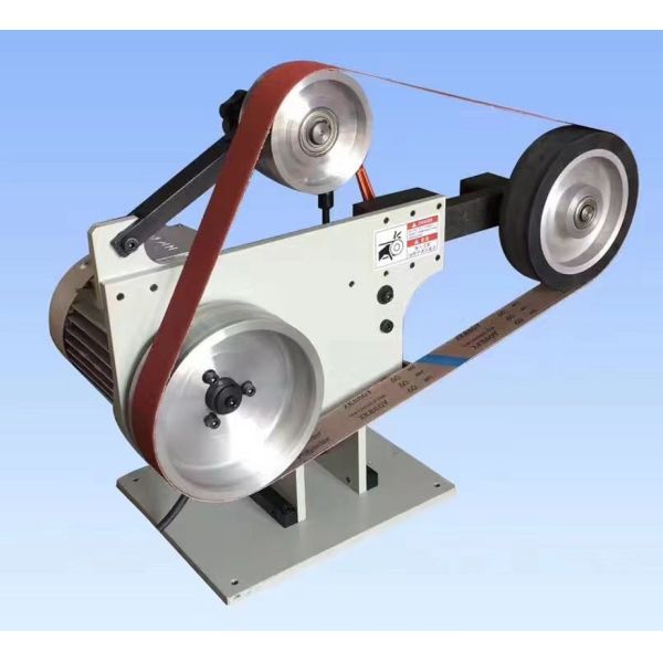 Quality Manual 1800x50mm Belt Deburring Machine Metal Buffing Equipment for sale