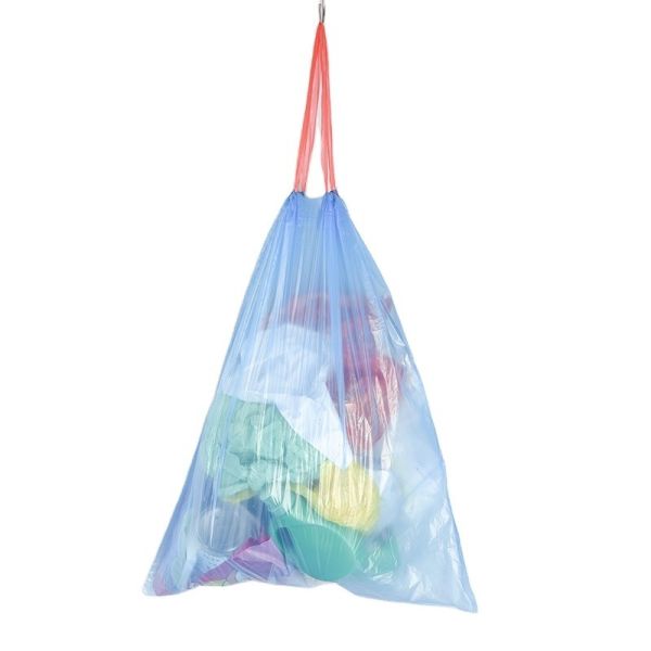 Quality Colorful Recycled PE Garbage Bag Drawstring Trash Bag for Eco-Friendly Waste Solution for sale