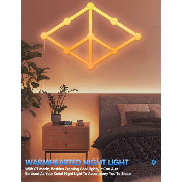 Quality DIY Splicable Rainbow LED Light Bar Rhythmic Ambient Mobile Remote Control for sale