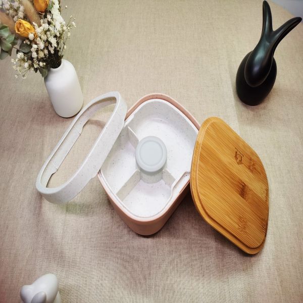 Quality On the Go Colorful Large Capacity Plastic Customization 2 in 1 Mixing Salad Bowl for sale