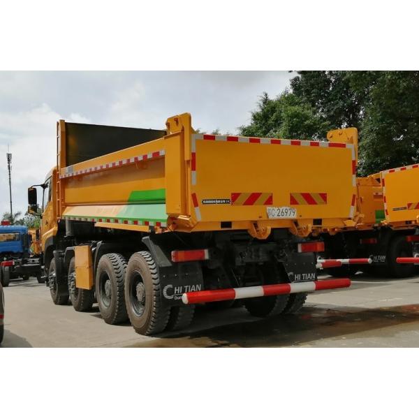 Quality U Shaped Upper Cover And Elevated Cargo Box 12 Wheel Tipper Truck For Mining for sale