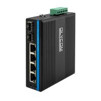 Quality 4 Port Hardened Network Switch Gigabit Based SFP Fiber Optic Unmanaged CE IP40 for sale