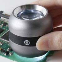 Quality Desktop Magnifying Glass 10X Optics Portable Magnifier Handheld Pocket Jewelry for sale