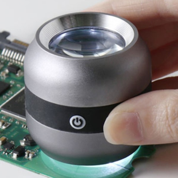 Quality Desktop Magnifying Glass 10X Optics Portable Magnifier Handheld Pocket Jewelry Reading for sale