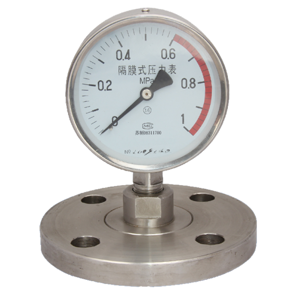 Quality Diaphragm Pressure Gauge with Flange for sale