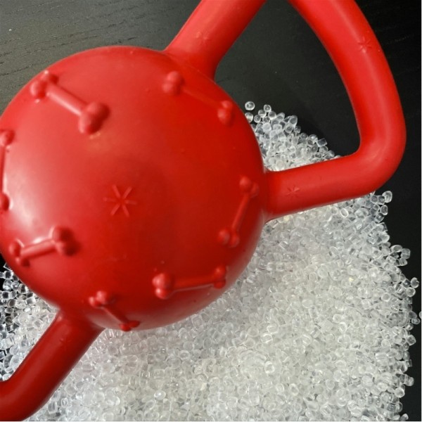 Quality Customizable Dog Toys Termoplastik Elastomer Blow Molding Process TPR Raw Material 10A-95A for sale
