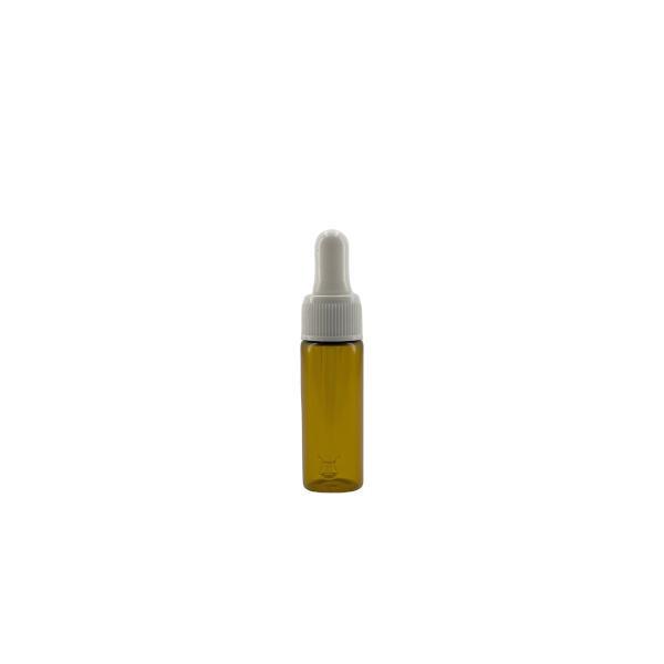 Quality 1ml 2ml 3ml 5ml Mini Amber Glass Dropper Bottles Perfume Essential Oil Sample for sale