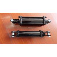 China 24in Stroke  Machinery Tie Rod Hydraulic Cylinder Chrome Plating Anodizing factory