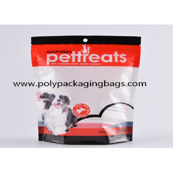 Quality Gravure Printing Stand Up Resealable Pouch Packaging For Pet Feed for sale