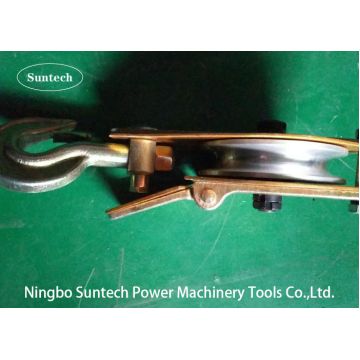 Quality Aluminum Sheave Hositing Tackle Transmission Line Stringing Aluminum Pulley for sale