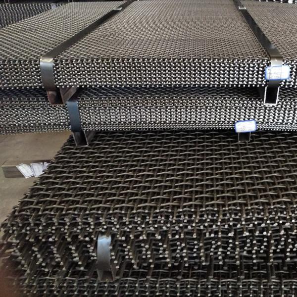 Quality Aggregate Rust Protection Quarry Screen Mesh Lock Crimped for sale