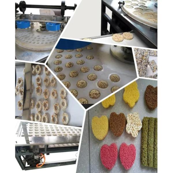Quality Custom Rectangular Cereal Bar Making Machine Production Line 380V 200-400kg/Hr for sale