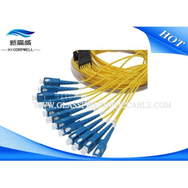 Quality LC FC SC ST SM Multimode Duplex Fiber Optic Cable Pigtail For Ground Vehicle for sale