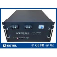 Quality 200Ah 48VDC Rack Mounted Lithium Iron Phosphate Battery For Telecom Outdoor Enclosure for sale