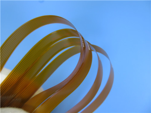 Quality Single Sided Flexible Printed Circuit (FPC) Strips with Immersion Gold and FR-4 for sale