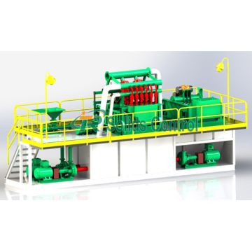 Quality 200 GPM Capacity Drilling Mud System HDD Drilling Mud Treatment System for sale