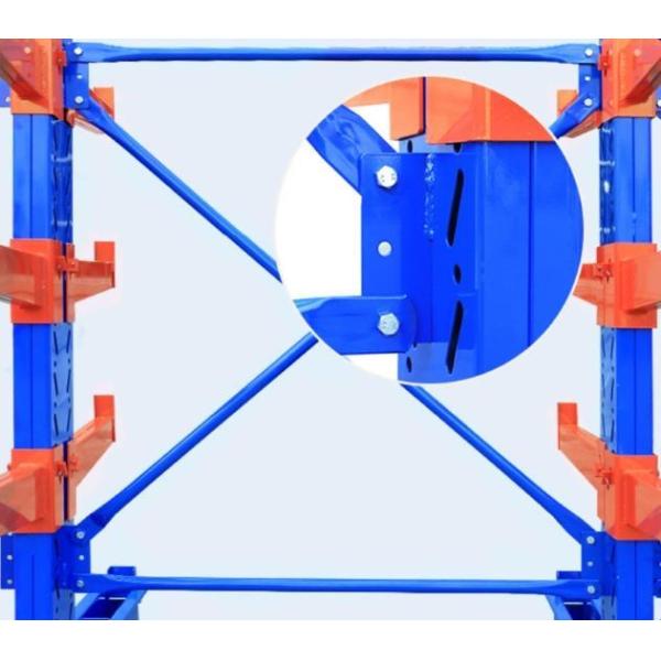 Quality Heavy Duty Adjustable Cantilever Racking System with Powder Coating for Long and for sale