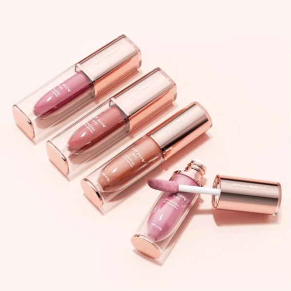 Quality Eco Friendly Empty Lip Gloss Tubes Customized Design Plastic Lip Oil Containers for sale