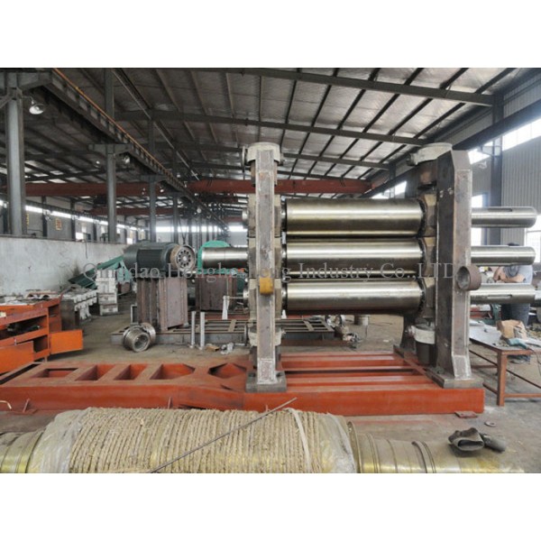 Quality Three Rolls Rubber Calender Mill 0.2MM For Double Side Coating for sale
