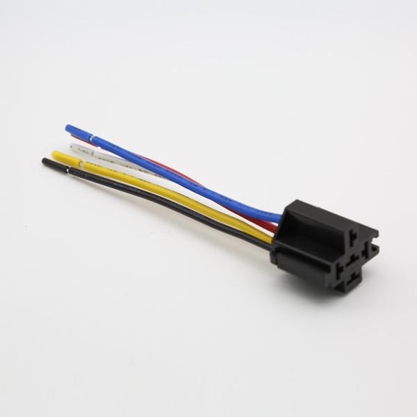 Quality 4 Pin 5 Pin Relay Mounting Base Socket Holder 12V 40A for sale