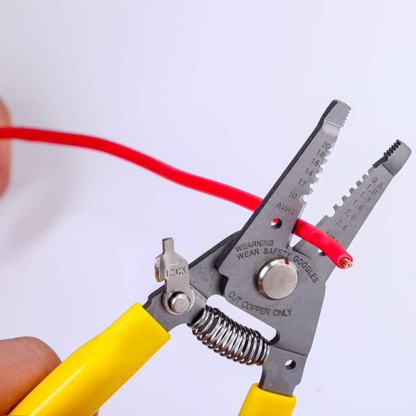 Quality 4Cr13 Fiber Cable Stripper Pliers Splitter Tool Wire Side Cutters ANSI for sale