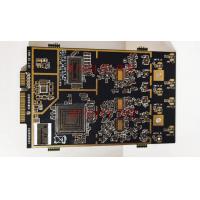 Quality Custom Green Fr4 HDI PCB Board / 10 Layer Pcb Black Solder Mask 7Mil BGA for sale