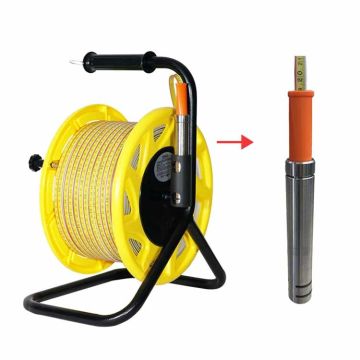 Quality Yellow Borehole Water Level Meter Sensor 100M High Sensitivity for sale