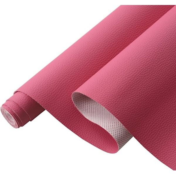 Quality SGS Nonwoven PVC Leather Roll Pvc Faux Leather Fabric For Fashion Goods for sale