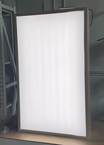 Quality Timber LED Light Box, Illuminated Poster Display for sale