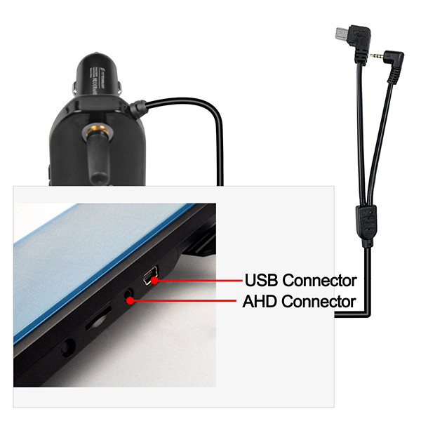 Quality Wireless HD1080P Backup Camera Monitor AHD Car Charger Receiver for sale