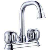 Quality Brass Centerset High Arc Widespread Bathroom Faucet 2 Handle Chrome for sale