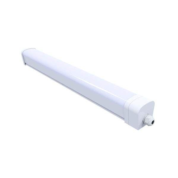 Quality 140LM/W Workshop LED Tri Proof Light Fixture Anti Corrosion Durable for sale