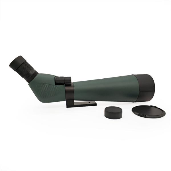 Quality 20-60x80 Birding Spotting Scope Green Sightseeing Telescope For Target Shooting for sale