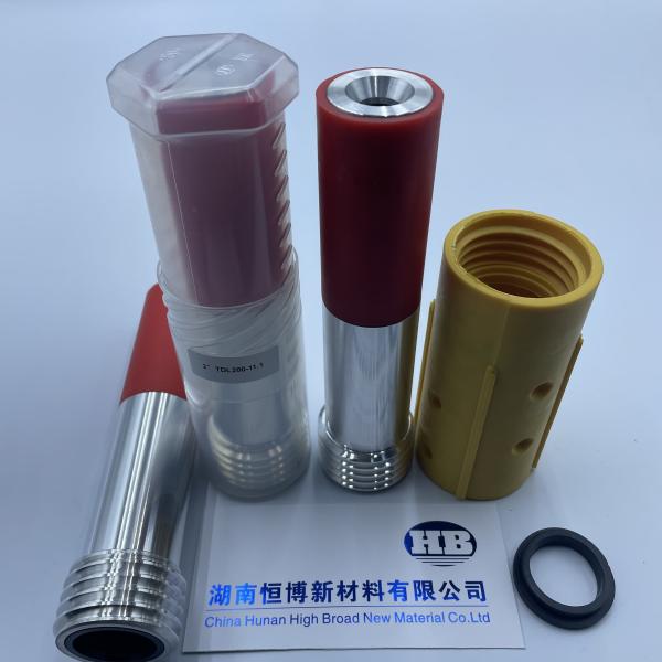 Quality Round Boron Carbide Spray Nozzle with Wear Resistant Single Venturi Design for sale