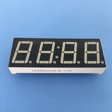 Quality Super Red Digital Clock Led Display 0.56" 4 Digit 80-100mcd Lumious Intensity for sale
