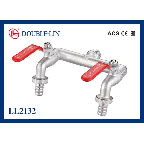 Quality Garden Flat Lever Handle Brass Stem Hose Bib Cock for sale