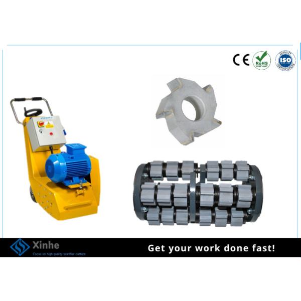 Quality 6 Teeth/ Tips Concrete Milling Cutter Concrete Asphalt Surface Scarifier for sale
