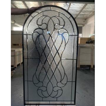 Quality All Diamond Beveled Entry Door Glass With Patina Caming for sale