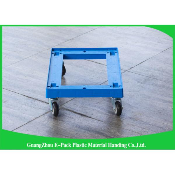 Quality Customized Pallet Plastic Moving Dolly100 - 150KG Capacity 612 * 412 * 145mm for sale