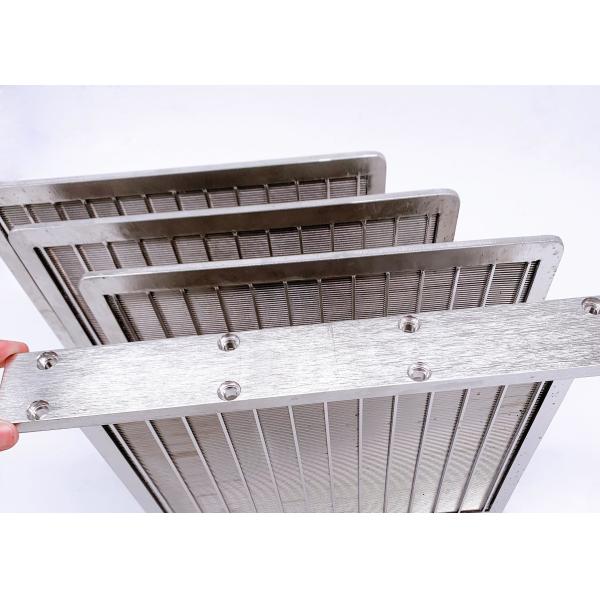 Quality Rectangular V Wire 1*2mm Stainless Mesh Screen 0.4mm Slot for sale