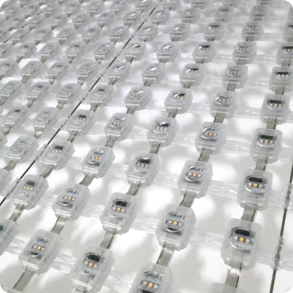 Quality Ceiling Transparent LED Mesh Screen Media Facade P40 P50 P55 P80 P100 Pixel Dot for sale