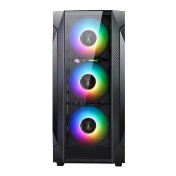 Quality ARTSHOW ATX/Matx Computer Case Tempered Glass panel on Side and Front Support for sale