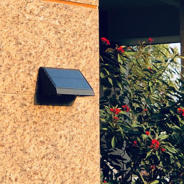 Quality 28±5LM Lamp Luminous Flux Led Garden Solar Wall Light for Courtyard Decoration for sale