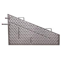 Quality DIN Laser Welded 2205 Stainless Steel Dimple Plate for sale