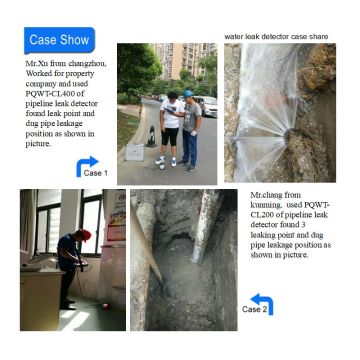 Quality 2M Water Leak Sound Detector Outdoor Plumbing Pipeline for sale